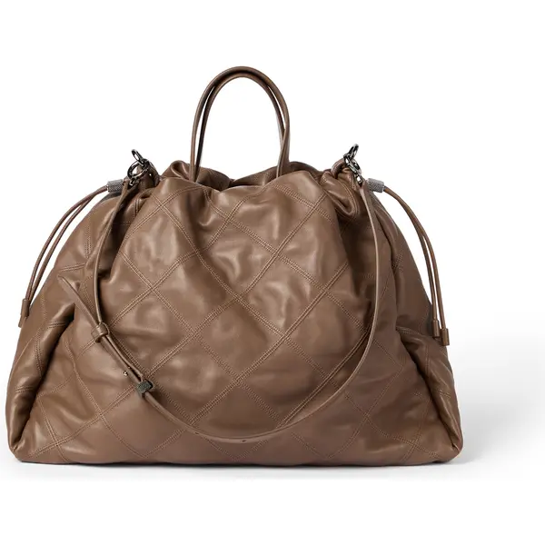 Brunello Cucinelli Nappa Mellow Large Shopper Bag