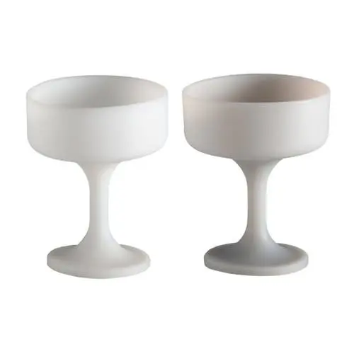 PORTER GREEN Mecc | Unbreakable Cocktail Glasses - Blanc + Dove