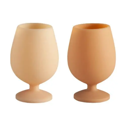 PORTER GREEN Stemm |silicone Unbreakable Wine Glasses - Wheat + Oat