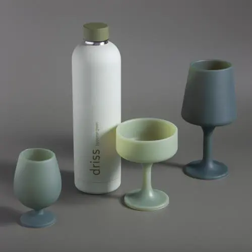 PORTER GREEN Swepp | Unbreakable Wine Glasses - Buttermilk + Cantaloupe