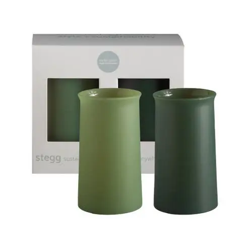 PORTER GREEN Stegg | Unbreakable Highball Glasses - Sage + Olive