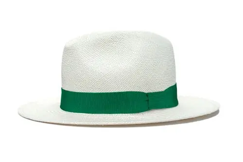 LASTELIER Panama Straw Hat - Green