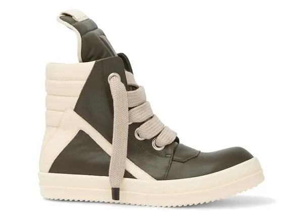 Rick Owens Concordians Jumbo Laced Geobasket - Bosco/milk
