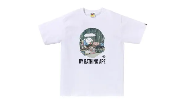 A BATHING APE Yatai Bathing Ape Tee Shirt - White