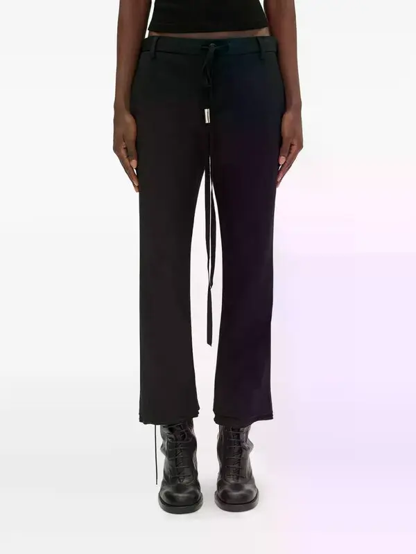 ANN DEMEULEMEESTER Drawstring Wool Trousers