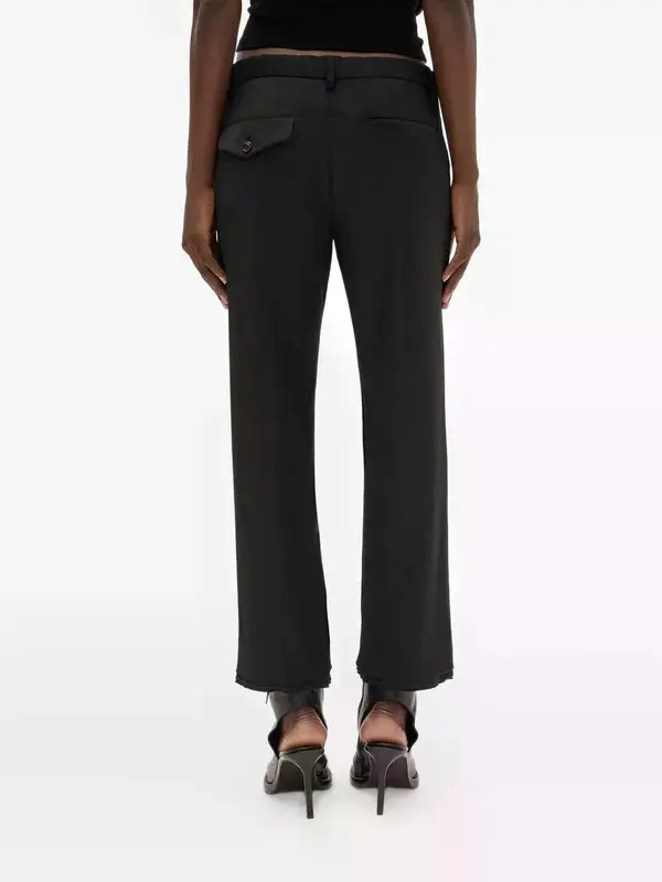 ANN DEMEULEMEESTER Drawstring Wool Trousers