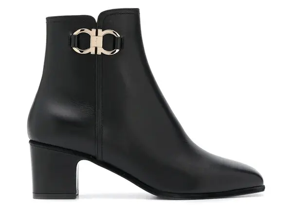 FERRAGAMO Leather Ankle Boots