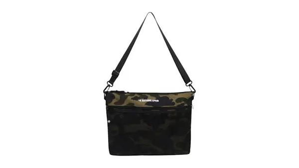 A BATHING APE 1st Camo Sacoche - Green