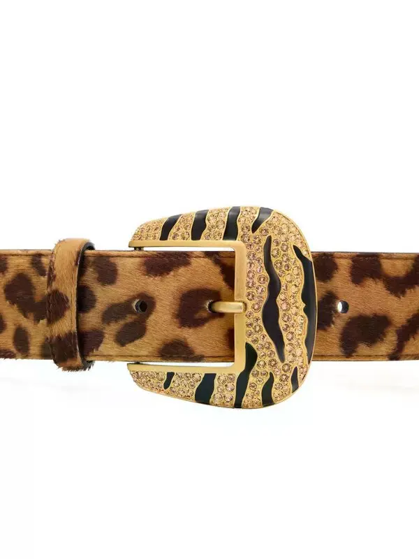 Roberto Cavalli Leopard-print Belt