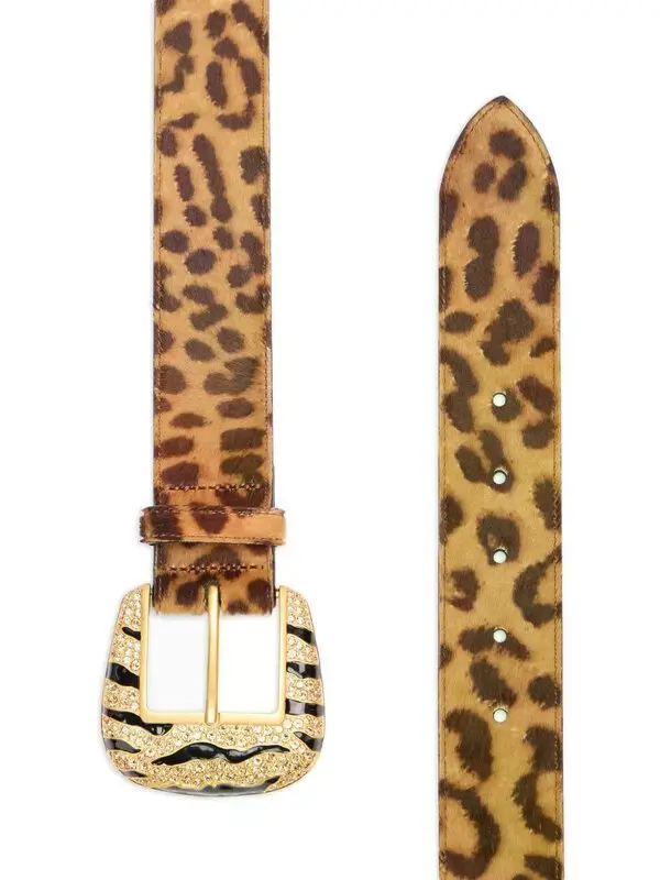 Roberto Cavalli Leopard-print Belt