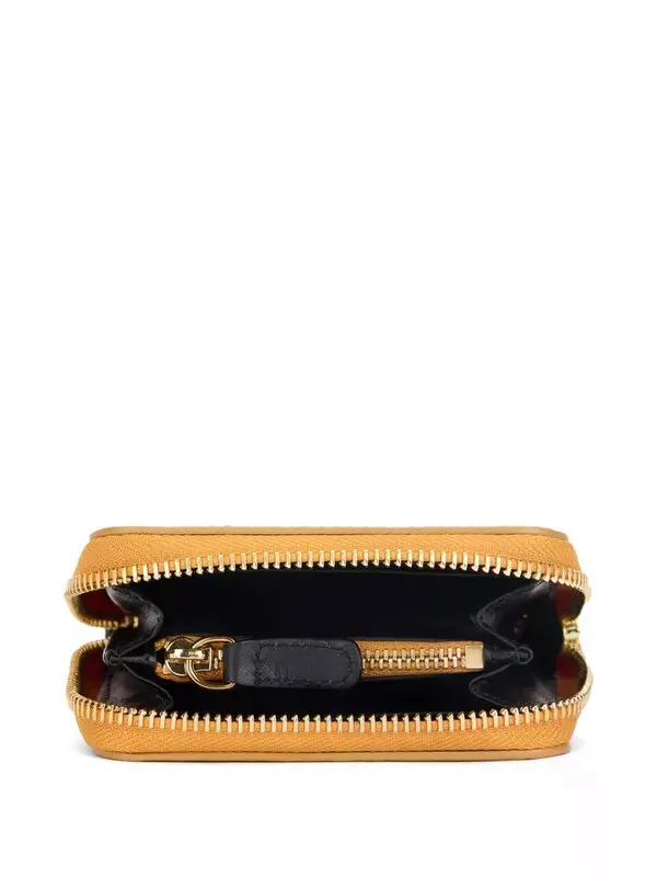 Roberto Cavalli Ostrich-effect Zip-around Wallet