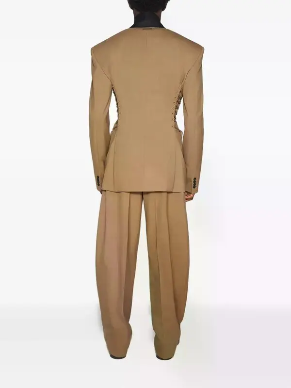 MUGLER Pleated Balloon-shape Trousers
