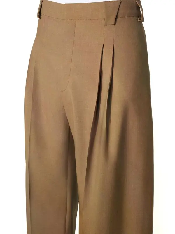 MUGLER Pleated Balloon-shape Trousers