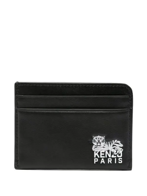 Kenzo Leather Cardholder - Black