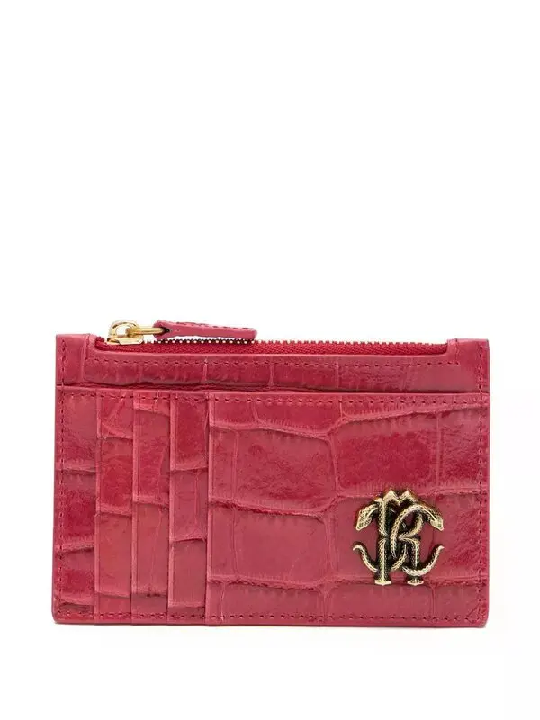 Roberto Cavalli Leather Wallet - Pink