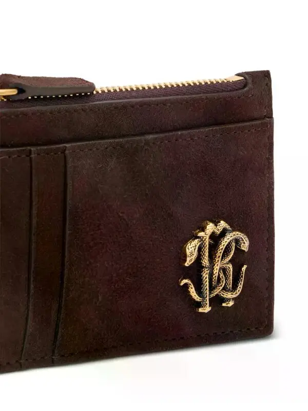 Roberto Cavalli Logo-plaque Wallet - Brown