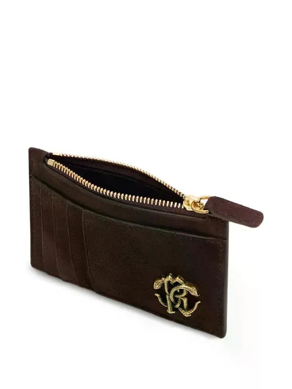 Roberto Cavalli Logo-plaque Wallet - Brown