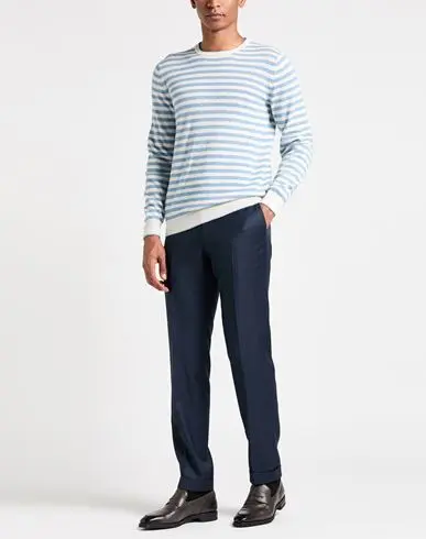 Fedeli Striped Virgin Wool And Cashmere Sweater