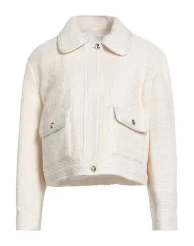 Sandro White Fashion Jackets Editorialist