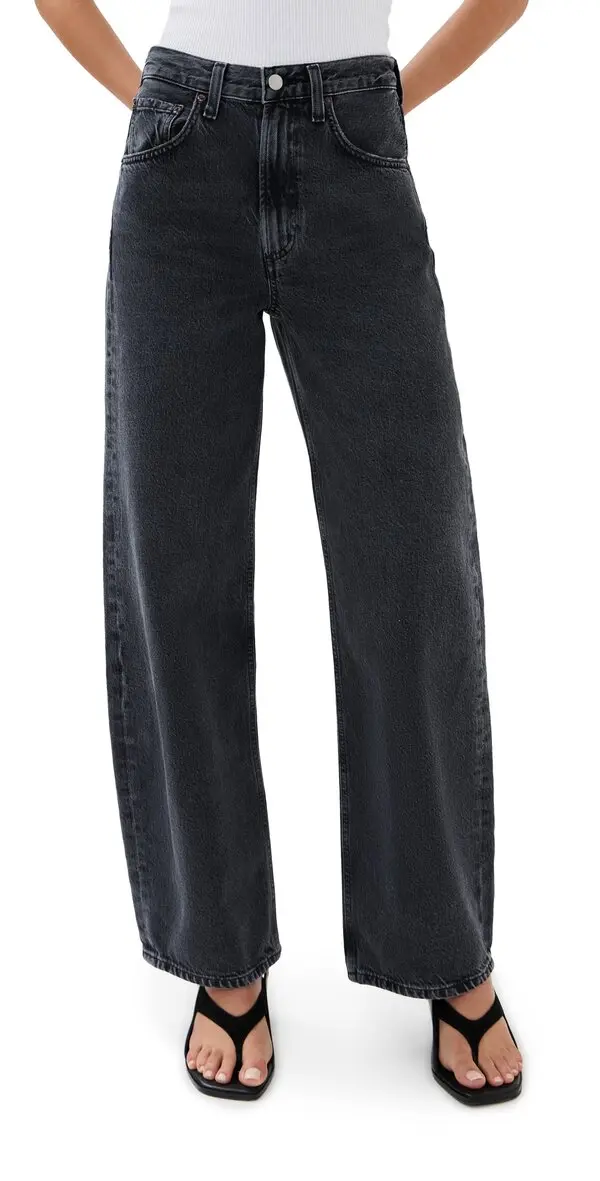 AGOLDE Low Curve Straight Leg Jeans - Symbolic