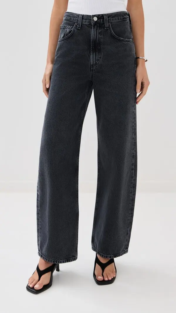 AGOLDE Low Curve Straight Leg Jeans - Symbolic