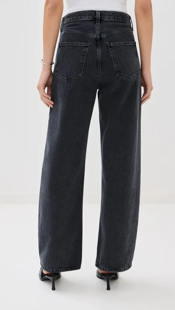 AGOLDE Low Curve Straight Leg Jeans - Symbolic