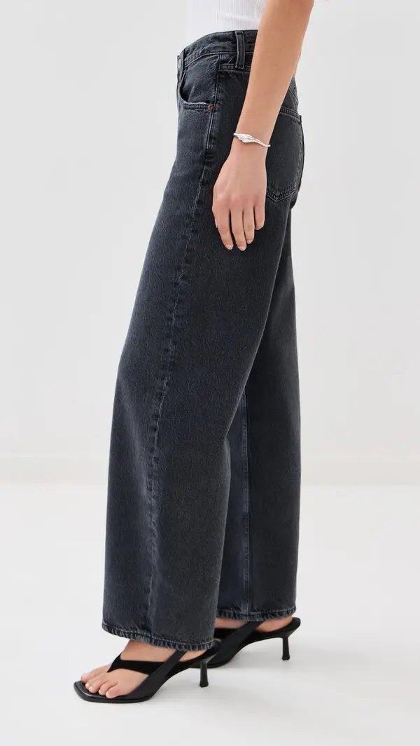 AGOLDE Low Curve Straight Leg Jeans - Symbolic