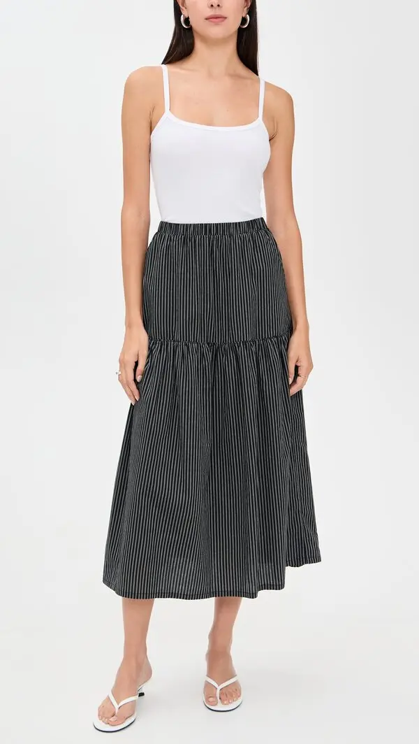 PERFECTWHITETEE Arielle Long Skirt