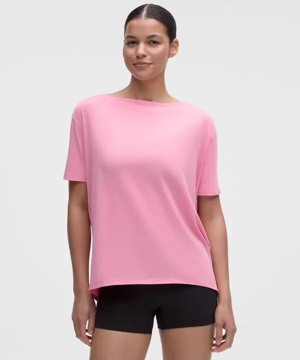 Lululemon Organic Cotton T-shirt - Candy Cloud
