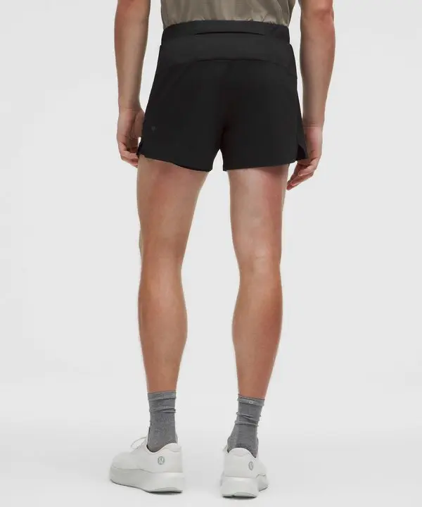 Lululemon Mile Maker Ripstop Lined Short 4 - Black