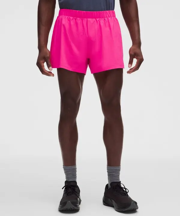Lululemon Mile Maker Ripstop Lined Short 4 - Flamingo Fun