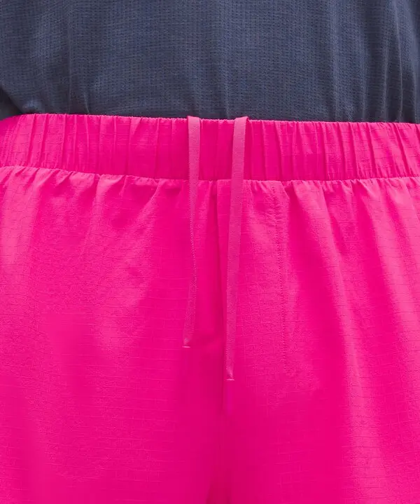 Lululemon Mile Maker Ripstop Lined Short 4 - Flamingo Fun