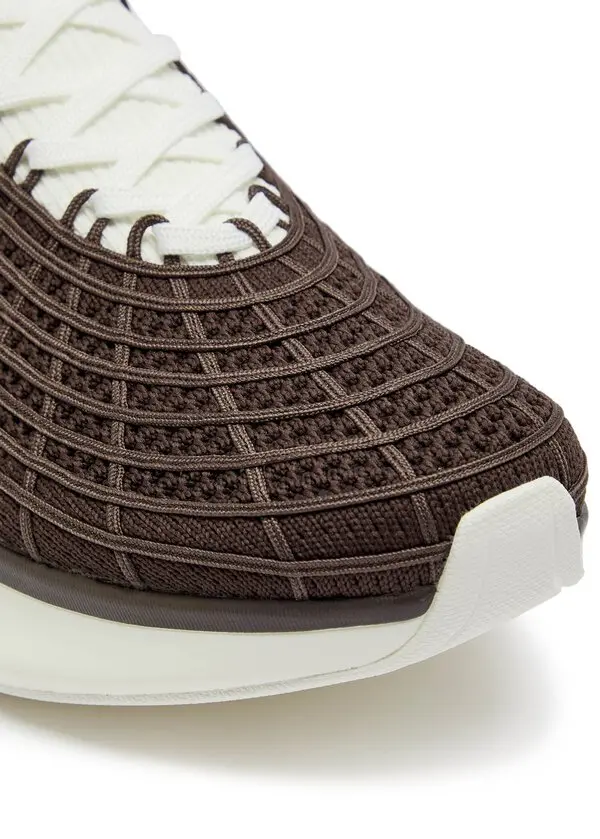Apl Techloom Zipline Knitted Sneakers - Brown