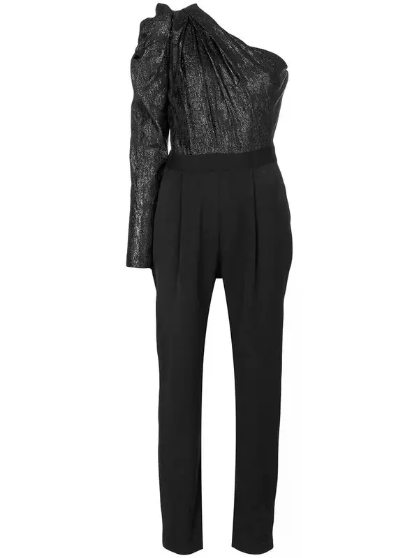 Michael Kors Asymmetric Jumpsuit - Black