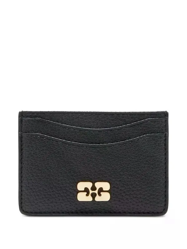 GANNI Bou Logo Card Holder - Black