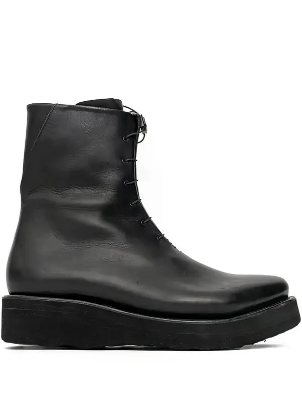 DEVOA Lace-up Biker Boots