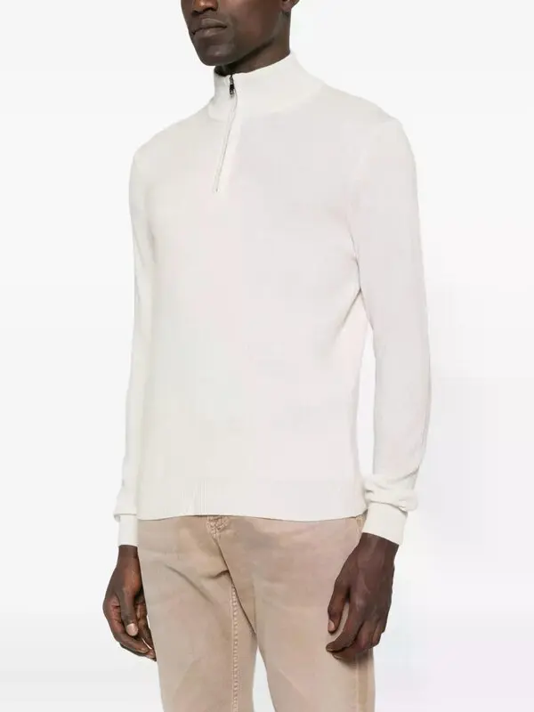 Corneliani Half-zip Cashmere Sweater