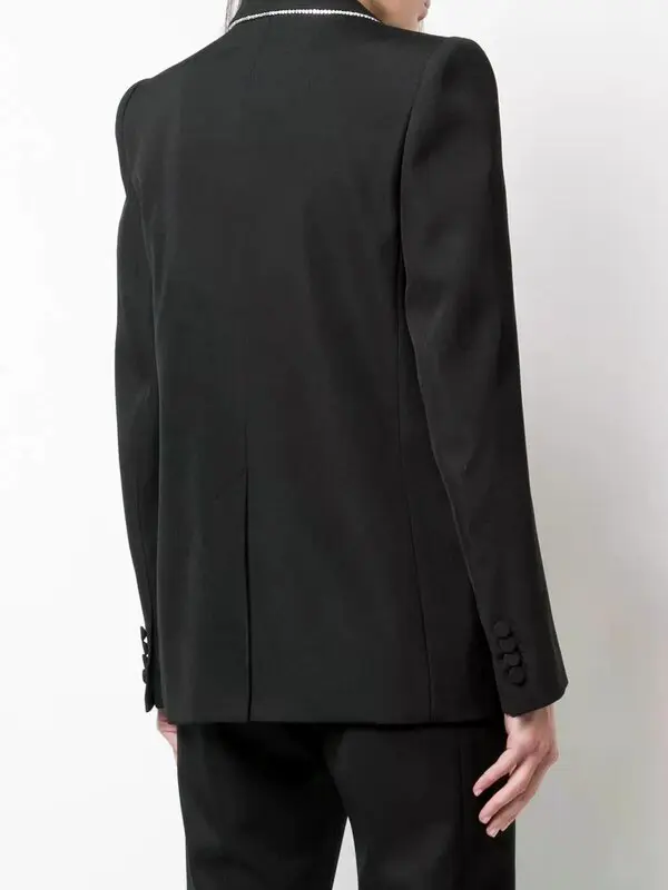 Givenchy Metal Trimmed Collar Blazer