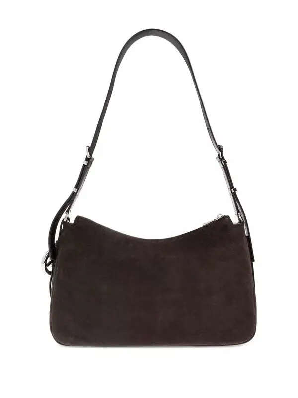 Michael Kors Suede Leather Shoulder Bag - Brown