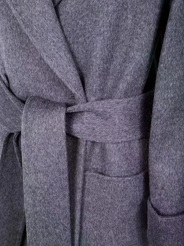 JOSEPH Belted Wool Wrap Coat