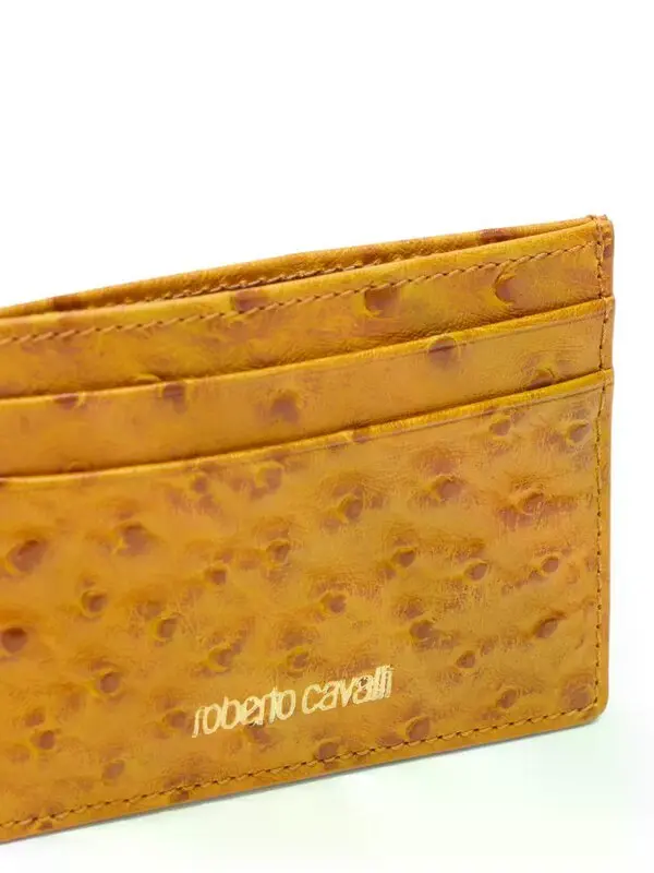 Roberto Cavalli Leather Cardholder