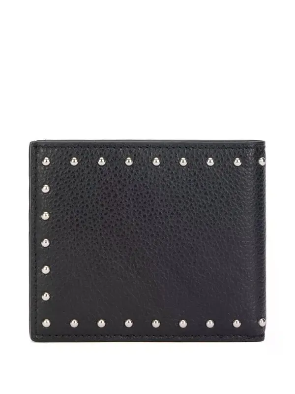 Roberto Cavalli Debossed-logo Studded Wallet