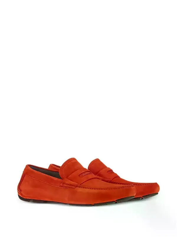 FERRAGAMO Suede Leather Loafers