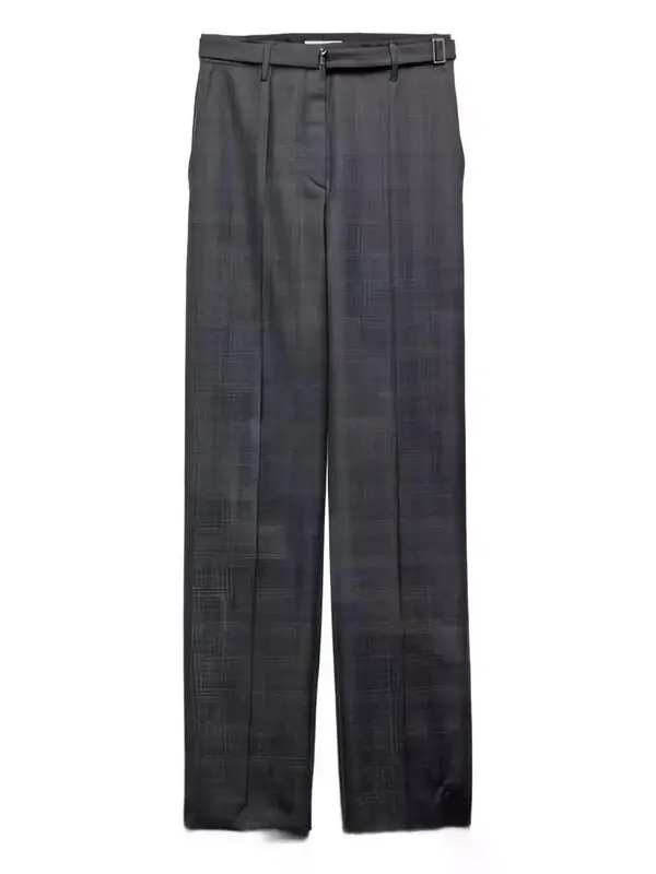 Prada Pleated Belted Trousers