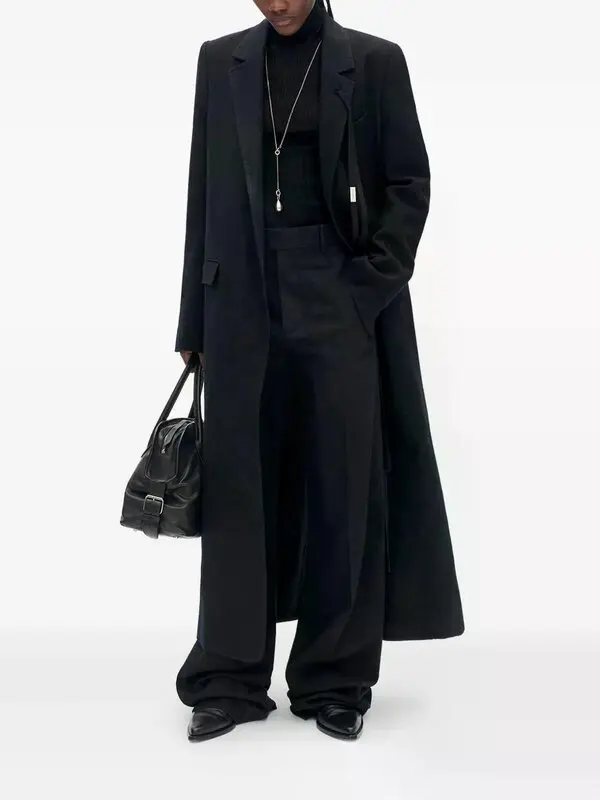 ANN DEMEULEMEESTER Pressed-crease Flared Trousers