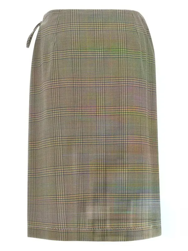 Marni Pleated Wrap Skirt