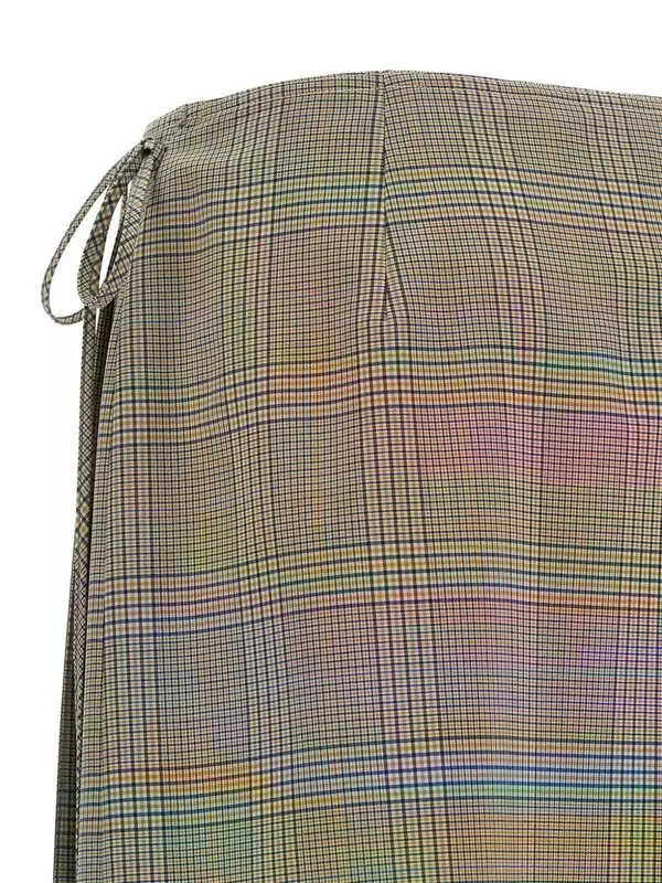 Marni Pleated Wrap Skirt