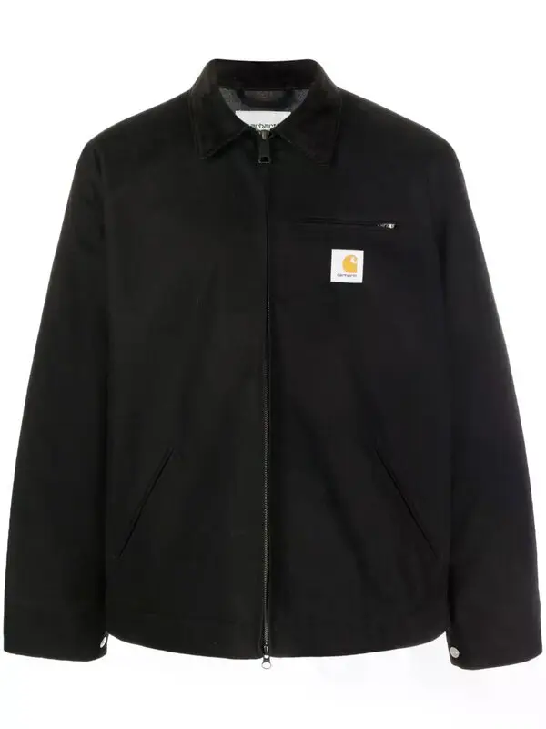 Carhartt Work In Progress Detroit Logo-patch Jacket - Black