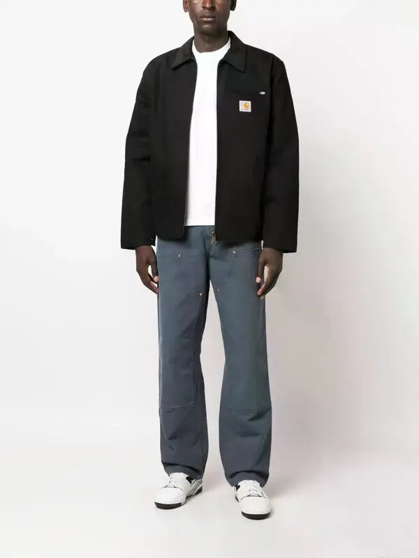 Carhartt Work In Progress Detroit Logo-patch Jacket - Black
