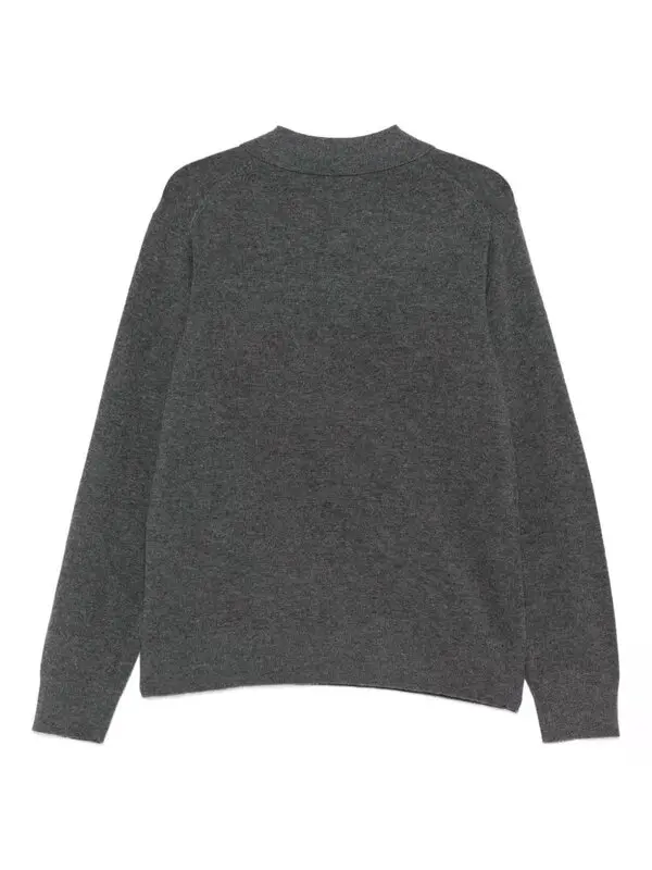 THE GARMENT Como Button Polo Top - Grey